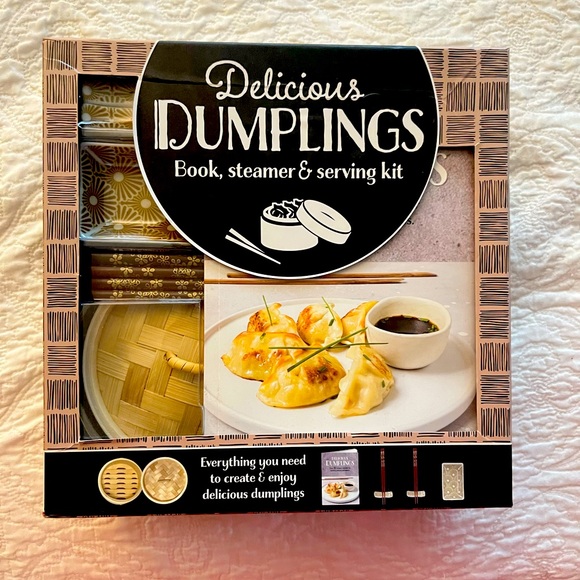 Dining | Dumpling Gift Kit With Book Steamer Chopsticks And Rests ...